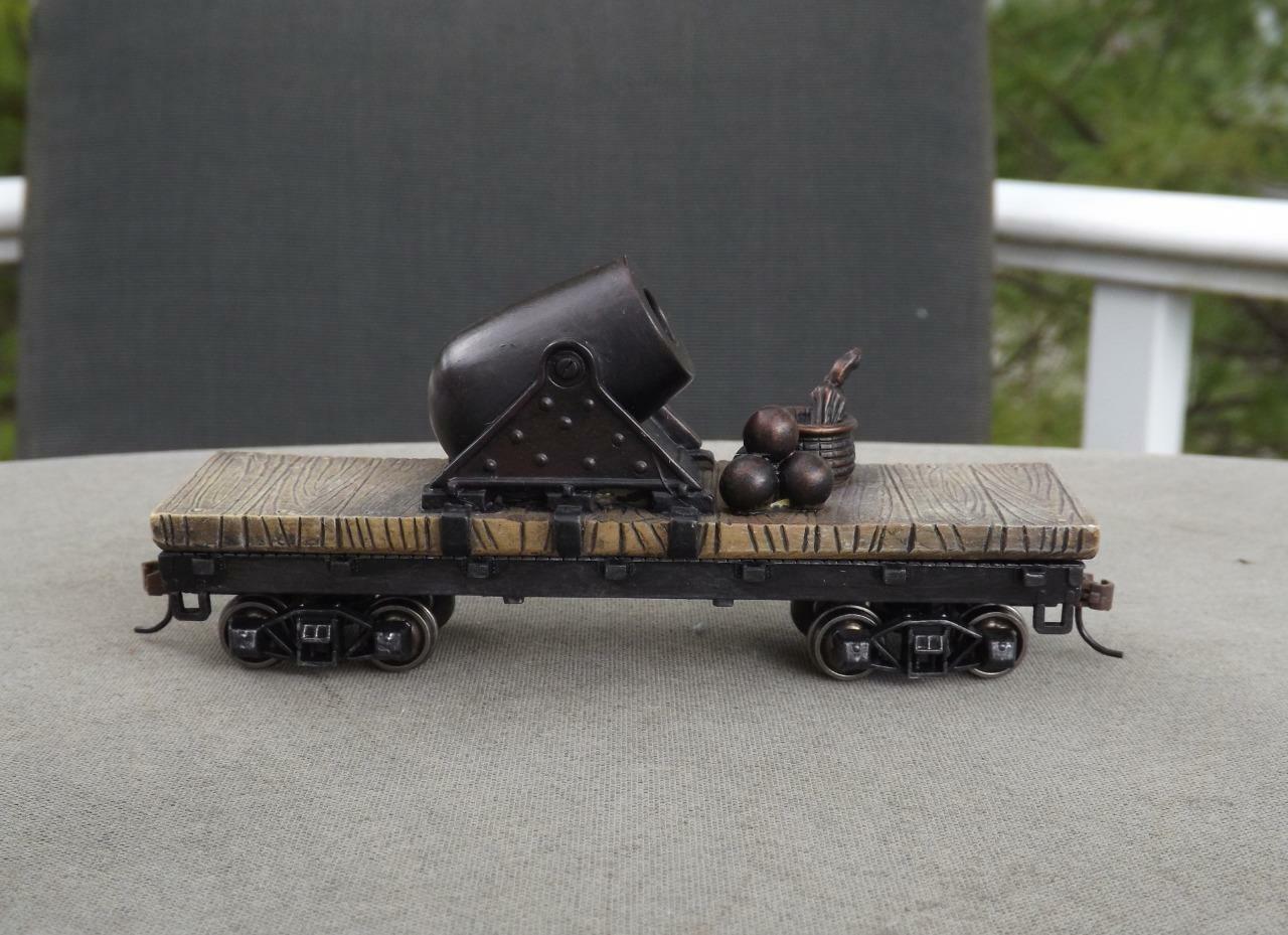 Hawthorne Village Civil War Armored Train Rail Car Mortar Cannon | eBay