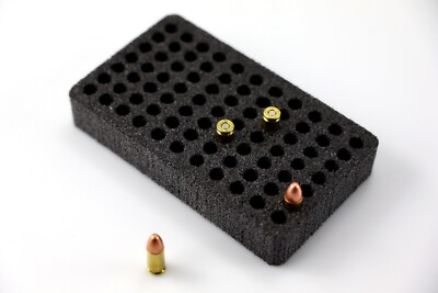 New Precut foam insert holds 77 9mm rounds ammo fits your Pelican 1040 ...