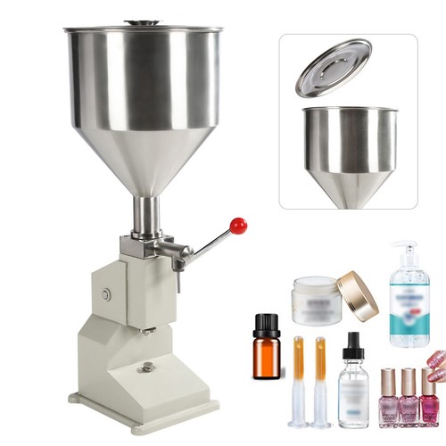 Liquid Filling Machine 5-50ml Manual Cosmetic Cream Paste Lotion Filler ...