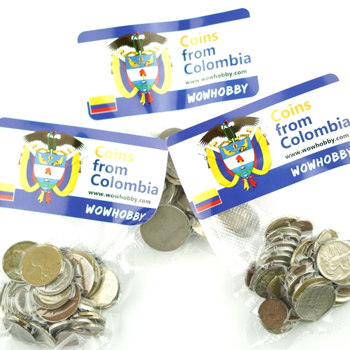 Colombian Coin Collection Set | 7oz ~45 Random Coins from Colombia | eBay