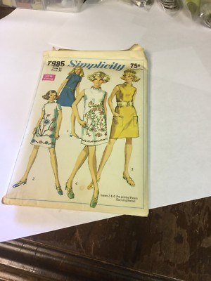 Simplicity Pattern 7985 | eBay