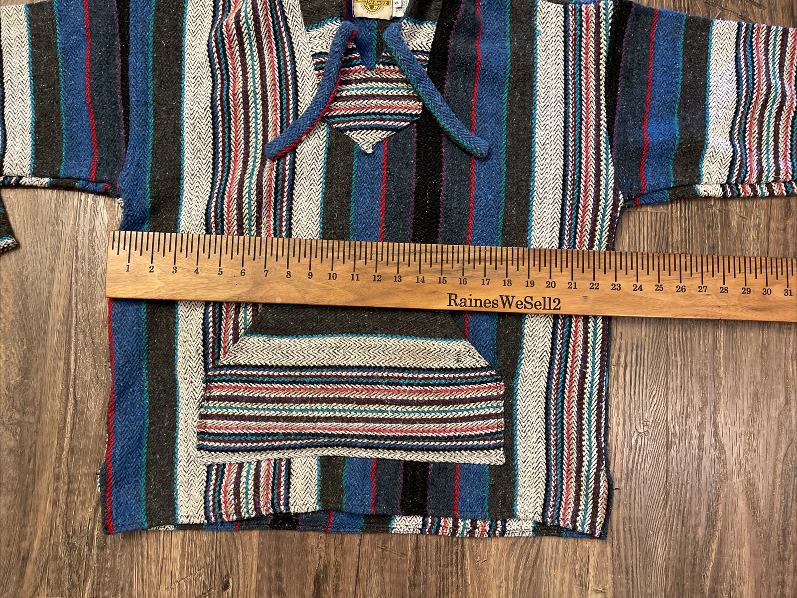 Earth Ragz Jacket Men XL Blanket Flannel Hoodie Long Sleeve Multicolor ...