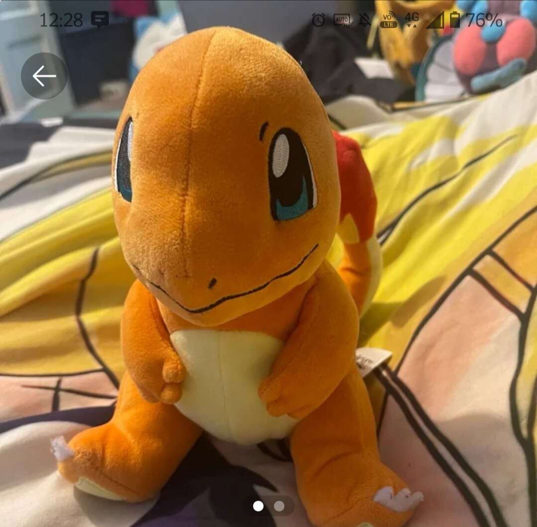 Pokemon Charmander 8" Sitting Plush Figure Official WCT Wicked Cool ...