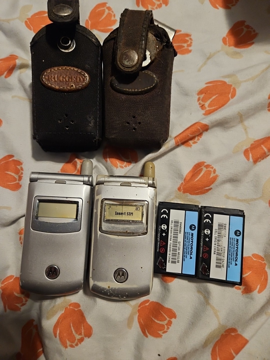 2 - Motorola T720G (CINGULAR) Flip Phone With Belt Holder Vintage For ...