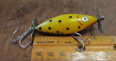 Tackle Industries Inc. Skip Jack Yellow with Black Spots No Rattle ...