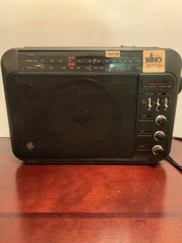 GE Superadio III 7-2887a 2345c 256780 General Electric Am FM Portable ...