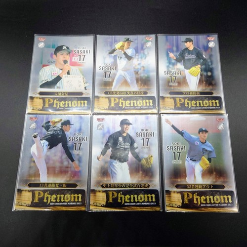 ROKI SASAKI 2023 BBM Phenom 6 Cards Foil Japanese NM | eBay