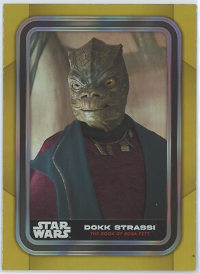 DOKK STRASSI 2023 Topps Star Wars Gold Foilboard Card #40 | eBay