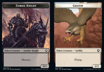 [4x] Zombie Knight // Griffin - Token TDMC LP MTG | eBay