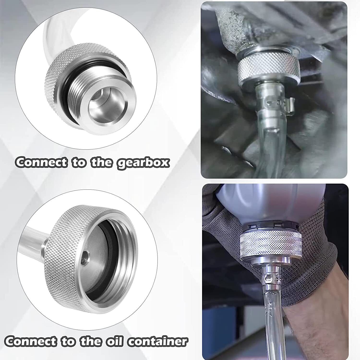 DSG Gearbox Oil Filling Hose & Oil Change Adaptor Kit VAS 6262A for VAG ...