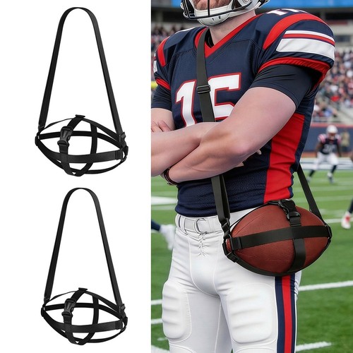 Rugby Ball Transport Case with Buckles and Adjustable Shoulder Strap ...