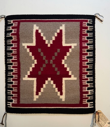 OUTSTANDING NAVAJO ‘HUBBELL TRADING POST’ RUG, 8-POINTED MORNING STAR ...