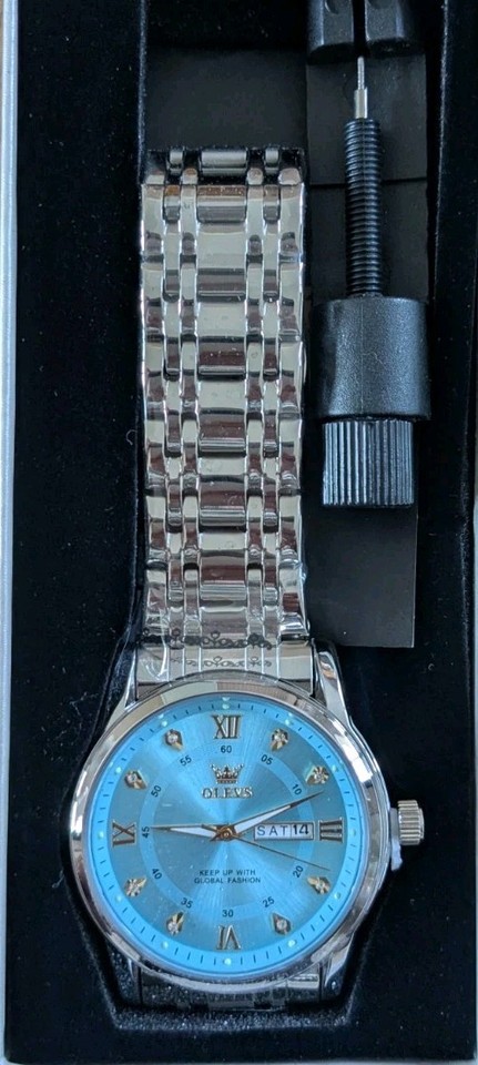OLEVS IKO.UWAIS Watch Chronograph Quartz | eBay Australia