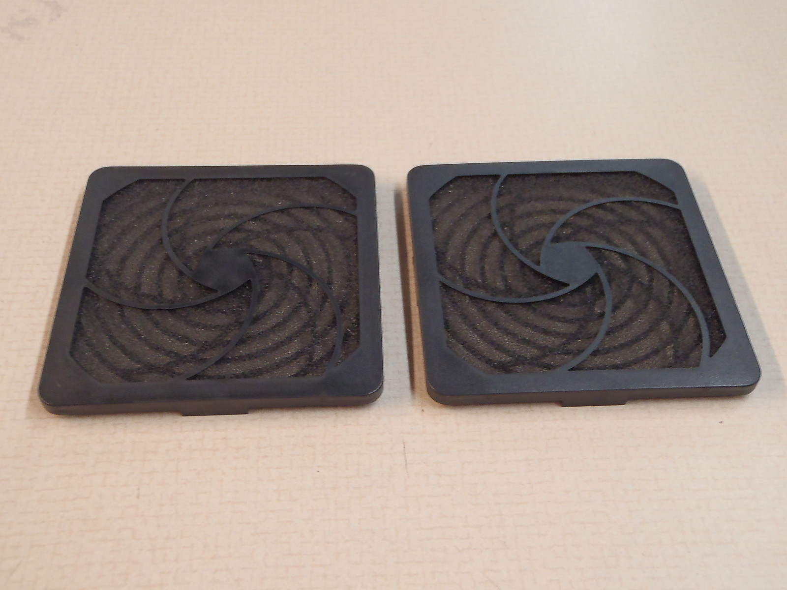 Plastic w/ Foam Filter Equipment Cooling Fan Cover 4.69 x 4.69 x 1/2 ...