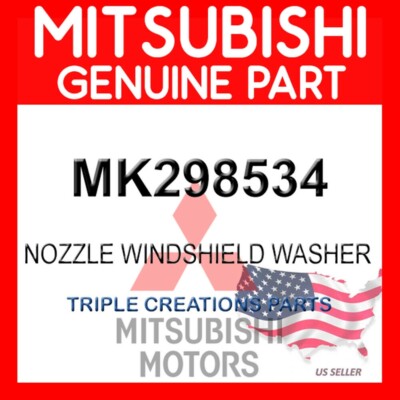 Genuine Mitsubishi MK298534 Nozzle Windshield Washer OEM | eBay