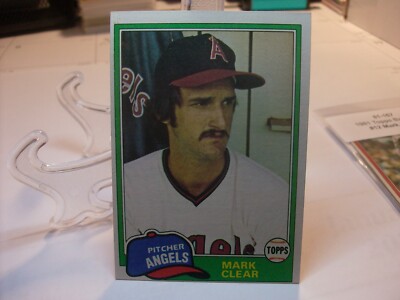 1981 Topps Baseball #12 - Mark Clear - California Angels 81-167 | eBay