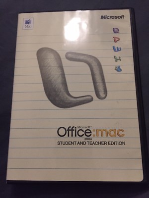 Microsoft Office Mac Student and Teacher 2004 (Retail) (1 User/s ...