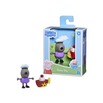PEPPA PIG ADVENTURES DANNY THE DOG FIGURE WITH MINI BOAT NEW TOY - NO ...