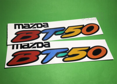 2x Logo Sticker Decal For All Mazda BT-50 BT50 2wd 4wd Pair | eBay