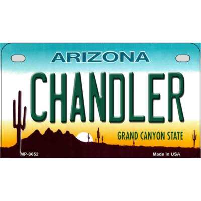 Chandler Arizona Novelty Metal Motorcycle Plate MP-8652 | eBay