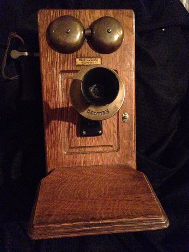 $ DROP Western Electric Vintage late 1800's Phone Antique Great 4 Man ...