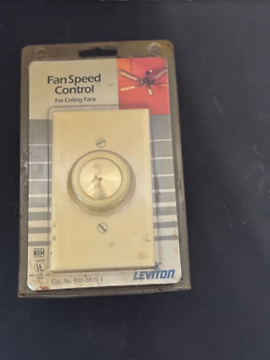 Leviton Fan Speed Control for Ceiling Fans VTG Off White | eBay