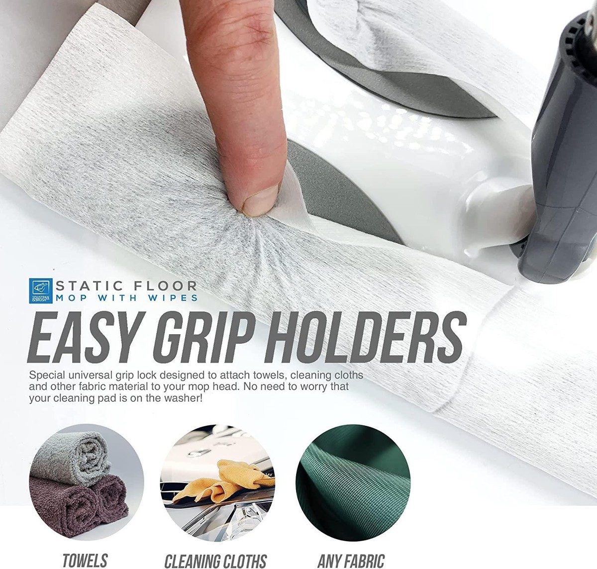 Swiffer Wetjet Flat Floor Mop With 100 Dry Wipes – For Hardwood, Tile ...