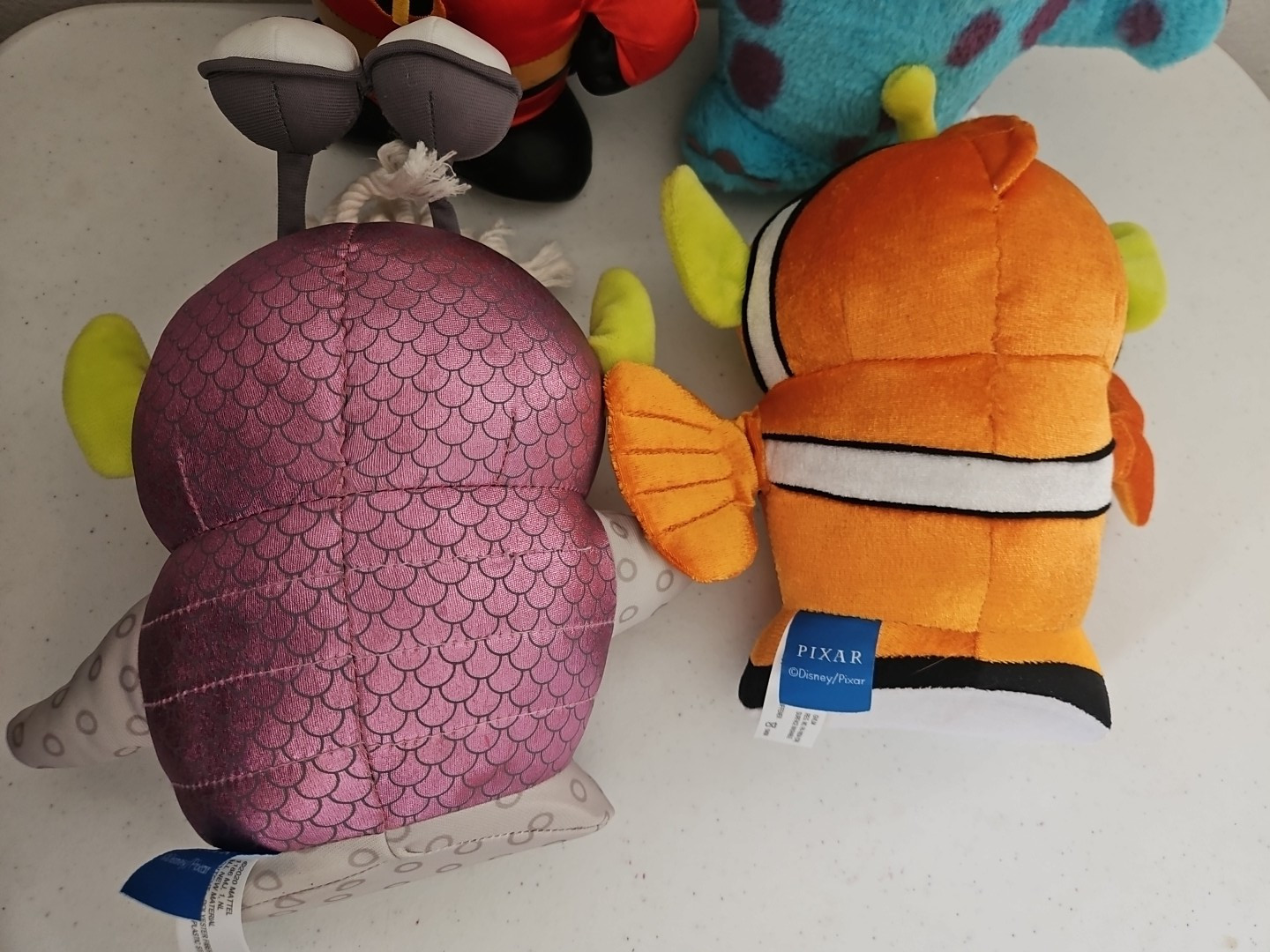 Disney Pixar Remix Plush Nemo Boo Mr. Incredible Sulley Lot 4 Toy Story ...