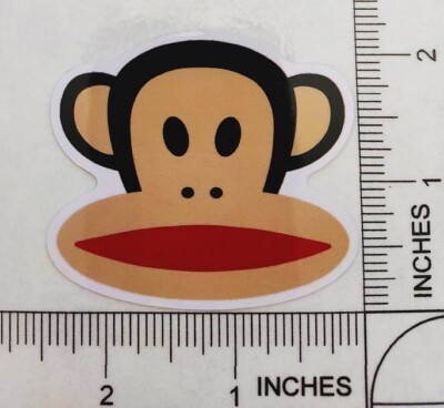 Paul Frank Julius Monkey Waterproof Glossy Logo Decal Sticker 2.5"x2 ...