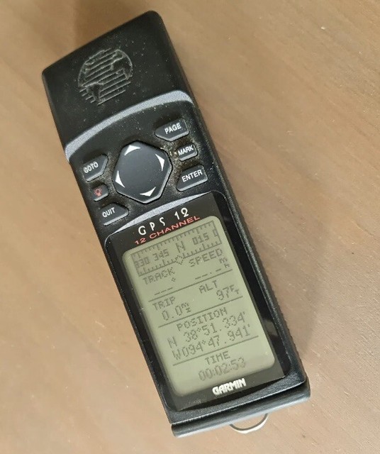 Garmin GPS 12 Handheld Personal Navigator for sale online | eBay