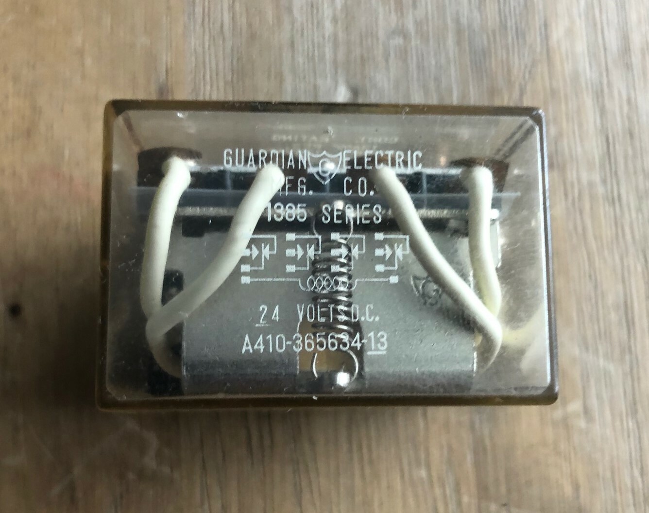 GUARDIAN ELECTRIC A410-365634-13 RELAY 1385 SERIES 13A 1/3HP 14 PIN | eBay