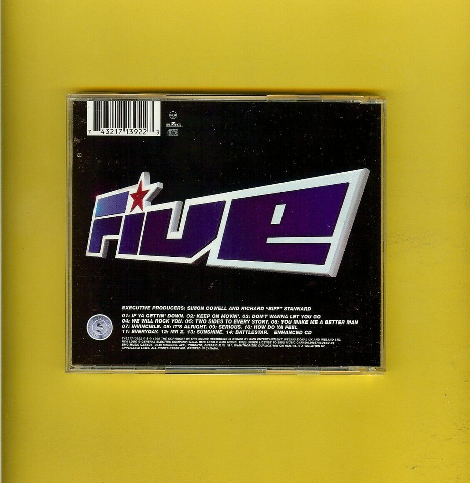 5IVE - INVINCIBLE - CD - NEW - SEALED 743217139223 | eBay