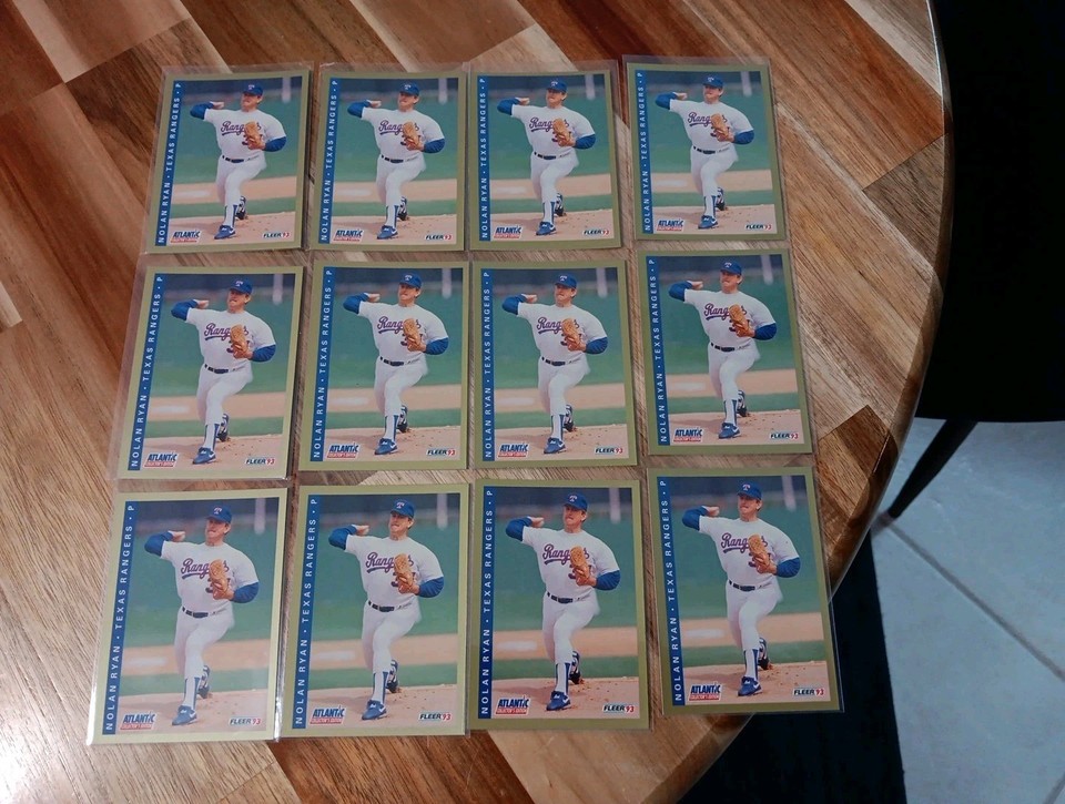 Nolan Ryan 100 Card Lot (3) PSA Base Inserts Astros Angels Rangers Mets ...