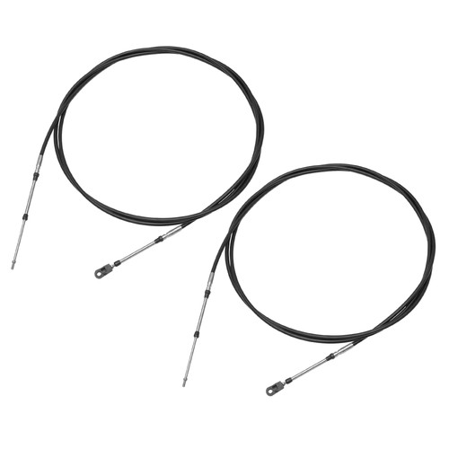 2 Pcs 400cm 13FT 33C/3300 Câble de Commande des Gaz pour Bateau Marin ...