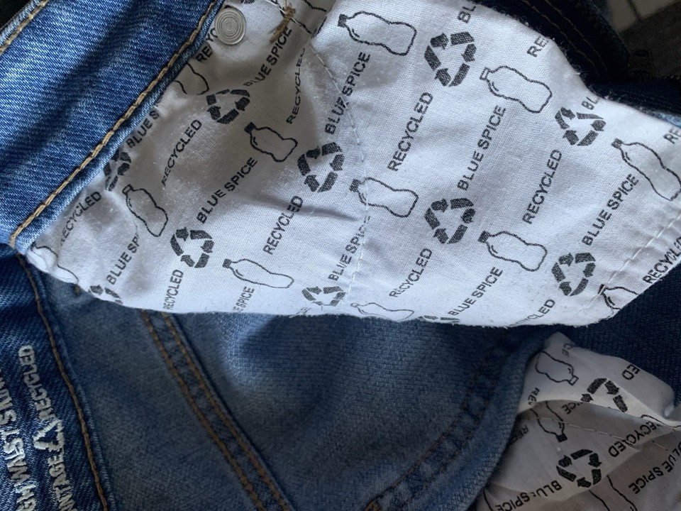 Jeans Blue Spice high Waisted Size 0 Vintage Recycled Grunge Perfect ...