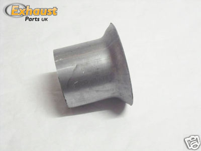 Exhaust Connector Pipe flared end 2" tube Mild Steel 50mm Repair ...