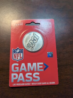 NFL 100 Years Anniversary Coin - Inactive NFL Game Pass Card | eBay