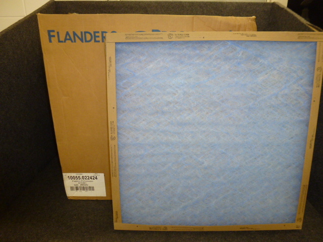 NOS! CASE of FLANDERS EZ FLOW II FURNACE AIR FILTERS, 24" x 24" x 2" | eBay