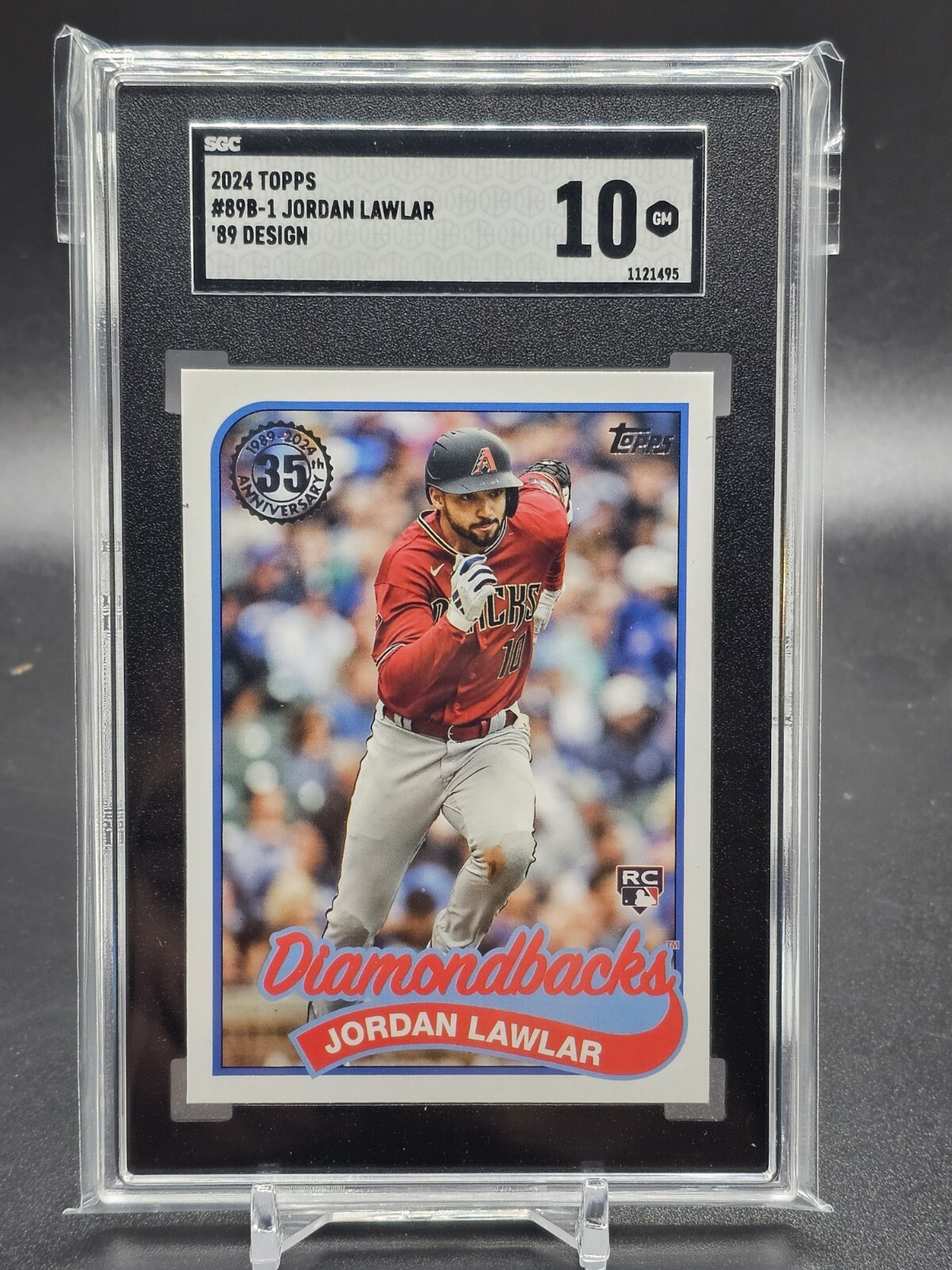 2024 Topps Series 1 1989 Jordan Lawler Rookie Arizona Diamondbacks #1 ...