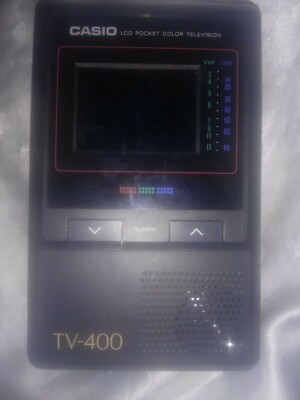 VINTAGE CASIO TV-400 LED POCKET COLOR TELEVISION COLLECTIBLE | eBay