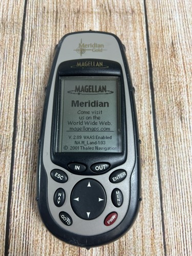Magellan Meridian Gold Handheld GPS Receiver Hiking Camping Boating No ...