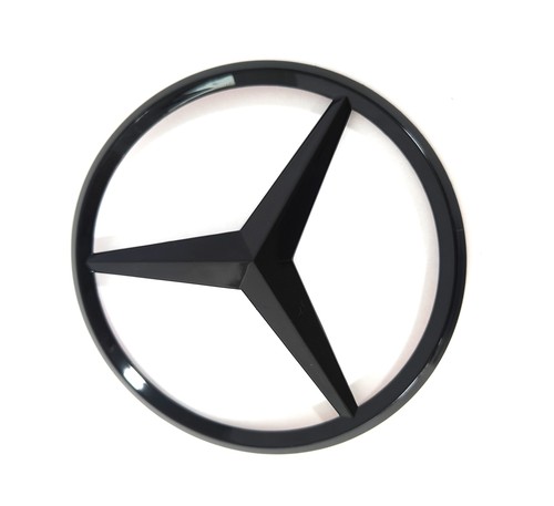 For V167 SUV Mercedes AMG GLE350 GLOSS BLACK Star Emblem Rear Trunk Lid ...