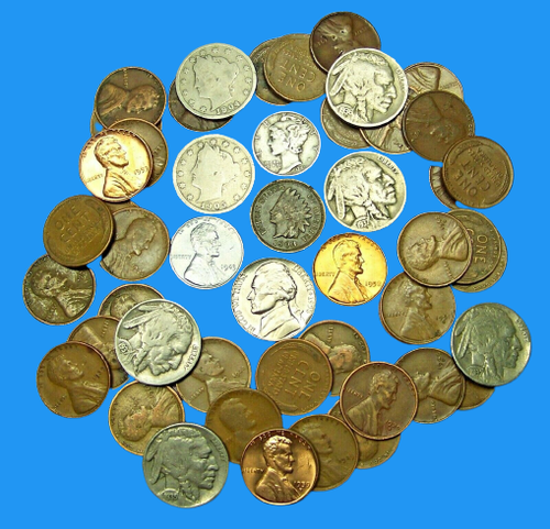 Old US Coin Lot – 50 Rare Antique Coins | Estate Sale Hoard Valuable ...