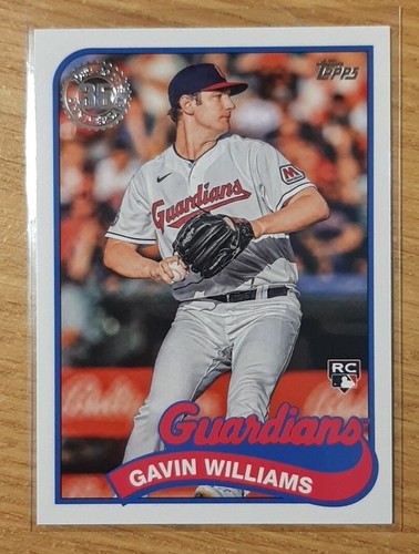 2024 TOPPS 1989 TOPPS GAVIN WILLIAMS ROOKIE #8 CLEVELAND GUARDIANS | eBay