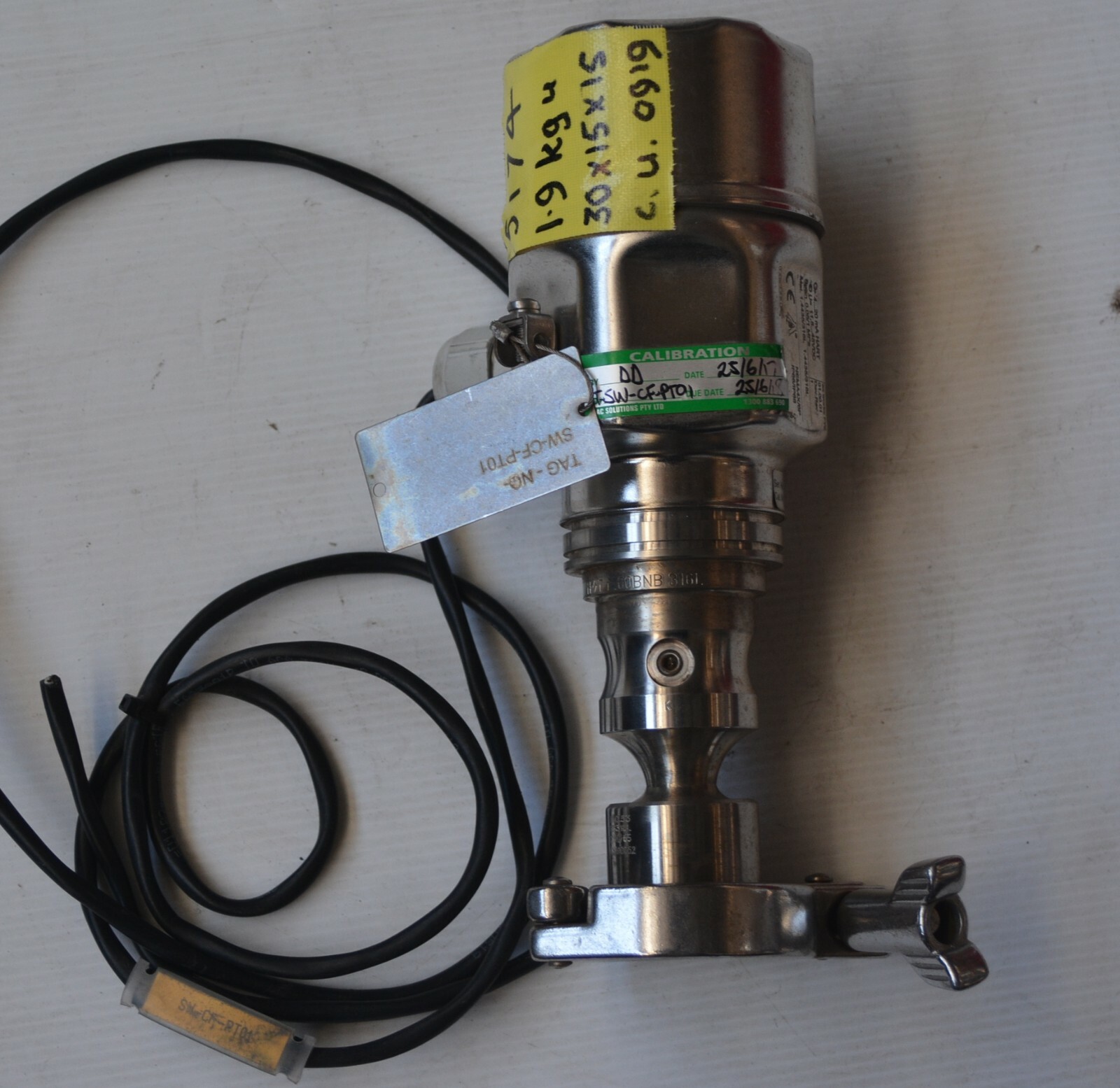 Endress & Hauser Cerabar M PMP55 A731/101 PRESSURE SENSOR TRANSMITTER ...