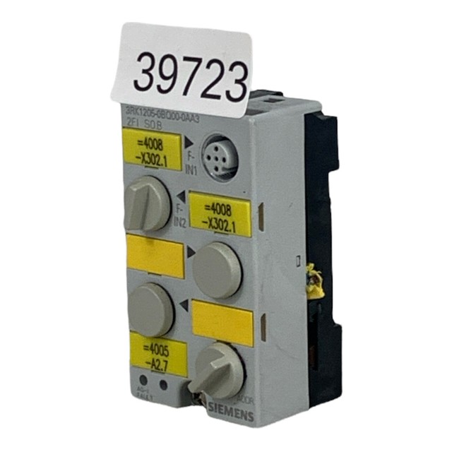 Siemens 3rk1205-0bq00-0aa3 Safety Control Module 2input for sale online ...