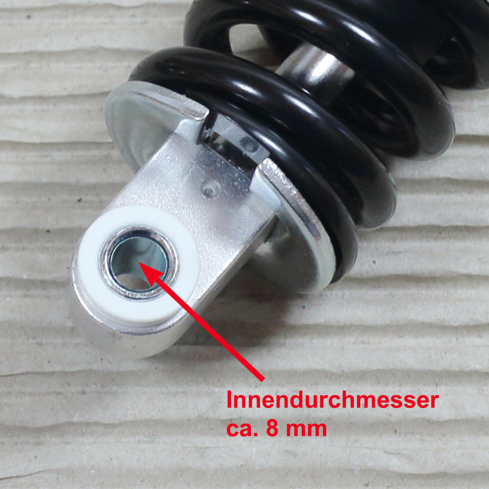 XLC Federelement 2500 lbs Feder 125 mm 22 mm Aufnahme 8 mm 20 mm Hub ...