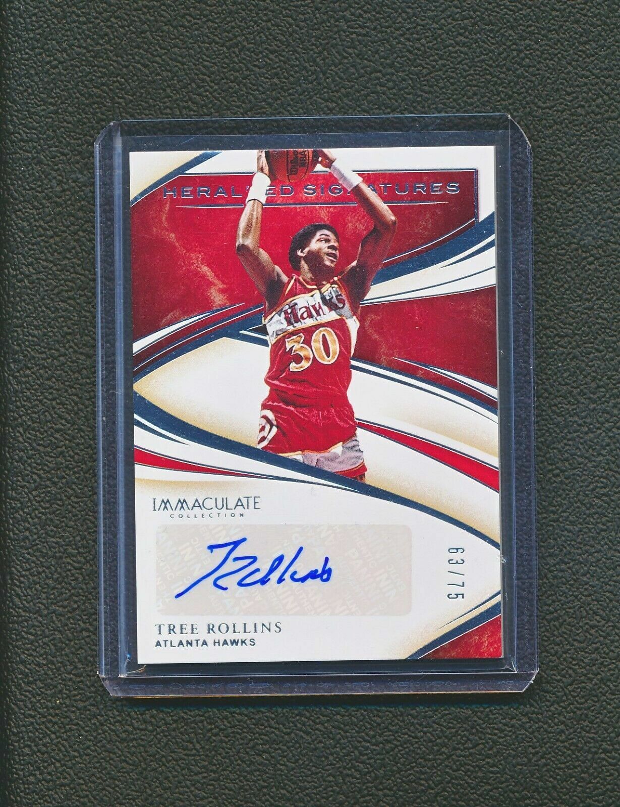 2019-20 Panini Immaculate Tree Rollins Heralded Signatures Auto 63/75 ...