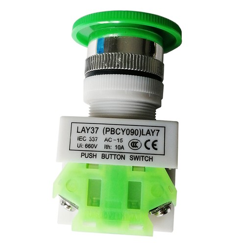 New Mushroom Emergency Stop Pushbutton Switch Self-Locking LAY7 ...