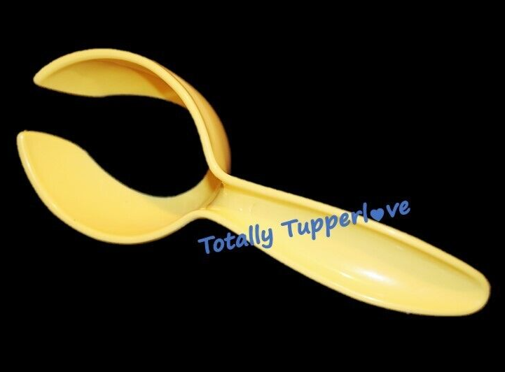 Tupperware Egg Scoop Gadget Lifter Dipper Spoon Kitchen Tool Yellow | eBay